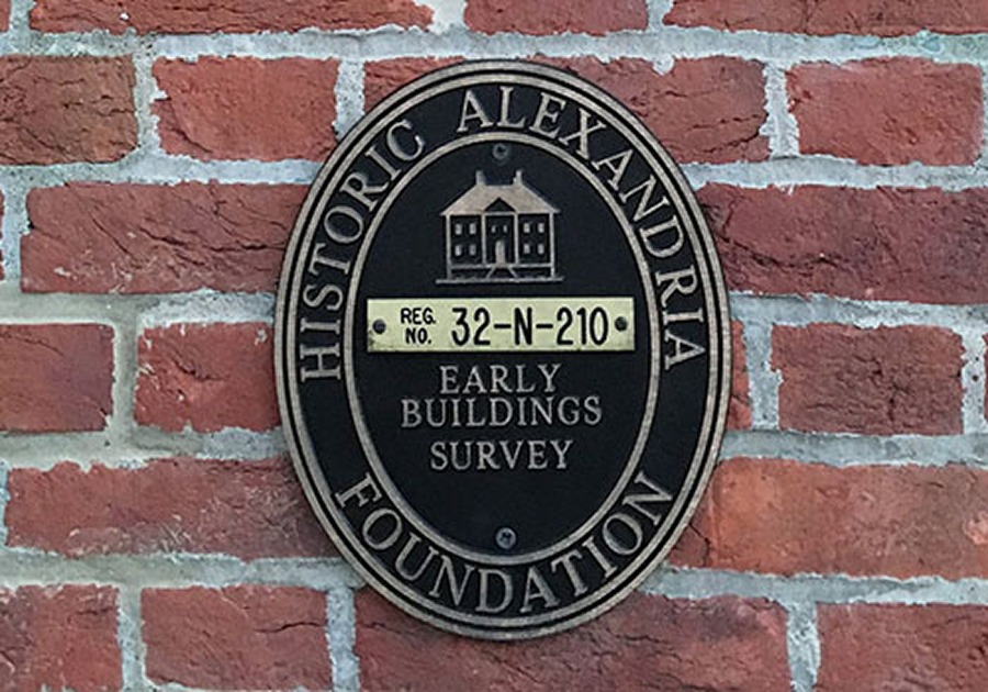 Plaques - HISTORIC ALEXANDRIA FOUNDATION, INC.